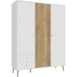FORTE Dreht&uuml;renschrank &raquo;Harllson, EasyKlix by , Aufbau ohne Werkzeug + Schrauben! Stabil!&laquo; B/H/T ca. 105/200/52 cm oder 155/200/52 cm, Aufbau schnell 