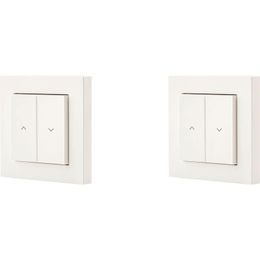 eve Schalter &raquo;Shutter Switch 2er Pack&laquo; Packung, 2 Stk. tlg. Wei&szlig; HomeKit-Unterst&uuml;tzung f&uuml;r herausragenden Bedienkomfort und hohe Sicherheit.