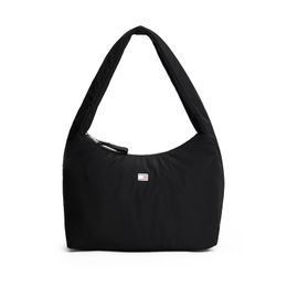Tommy Jeans Hobo »TJW URBAN NYLON HOBO«, Damen Schultertasche, Minibag mit wertigem Logo-Emblem schwarz
