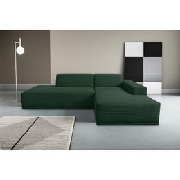 WERK2 Ecksofa &raquo;Apollo, hoher Sitzkomfort, aktuelles Design, Breite 264cm, L-Form&laquo; Puristisches Design mit maximalem Komfort 90% Polyester, 10% Nylon