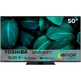 Toshiba LED-Fernseher »50QA7D63DG« 126 cm/50 Android TV Smart-TV schwarz Sound-Modusarten: Smart, Film, Musik, Nachrichten