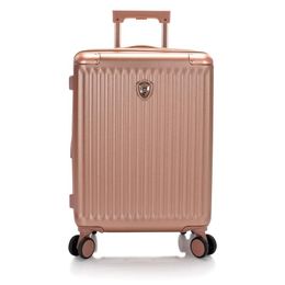 Heys Hartschalen-Trolley »Luxe, in verschiedenen Farben und Größen« 40 l 4 Rollen x Joachim Llambi Hartschalen-Koffer Volumenerweiterung Roségold
