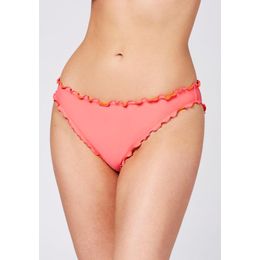 Chiemsee Bikini-Hose Shell Pink 40 40 Einfarbige Chiemsee Damen Bikinihose mit Rüschenkante