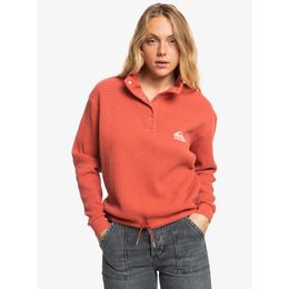 Quiksilver Sweatshirt »Past Trip Top« Tabasco XS XS Material: Waffel-Stoff aus Baumwolle [350...