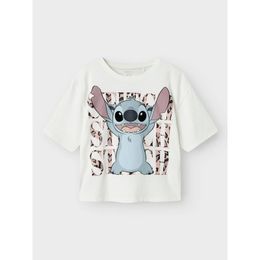name it T-Shirt »NKFJIXI STITCH SS RLX TOP BOX NOOS WDI« Bright White 116 116 Shirt von name it für Mädchen