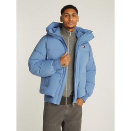 Tommy Jeans Steppjacke »TJM BRANDED PUFFER JACKET EXT« mitKapuze mit Logostickerei Colorado Blue M M Warme Steppjacke von Tommy Jeans