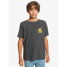 Quiksilver T-Shirt »New World« Charcoal Heather 12(148-156cm) 12(148-156cm) Ärmel: kurzärmlig