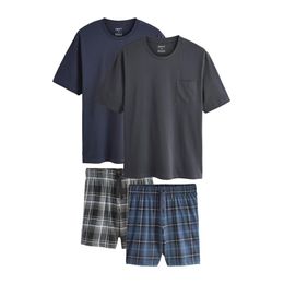 next Short Pajamas male Blue, Black size M