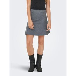 Only Strickrock »ONLAMA LIFE SKATER SKIRT CC KNT« Medium Grey Melange L (40) L (40) Minirock von Only