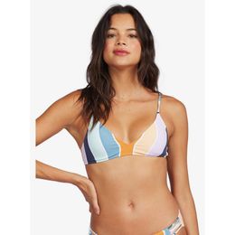 Roxy Triangel-Bikini-Top »Beach Classics« Bright White S Warm Stripes M - Cup B Cup B M Stoff: Weicher, widerstandsfähiger...