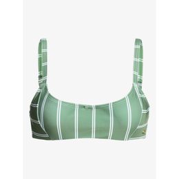 Roxy Bügel-Bikini-Top »Body« Vineyard Green Will Stripes M - Cup B Cup B M Stoff: starker, figurbetonender, weicher...
