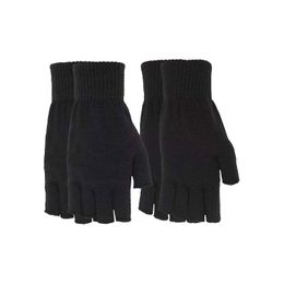 Urban Classics Baumwollhandschuhe »Unisex Half Finger Gloves 2-Pack« black