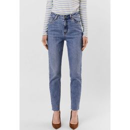 Véro Moda VERO MODA Straight-Jeans »VMBRENDA« mit leicht ausgefranstem Saum, stonewashed für einen Used-Look light blue denim 27 - Länge 32 Länge 32 27...