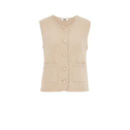 WE Fashion Knitted Vest female Beige size XXXL