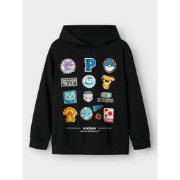 name it Sweatshirt »NKMJIMM POKEMON NREG SWE WH UNB NOOS SKY« Black 158/164 158/164 Sweater von name it für Jungen