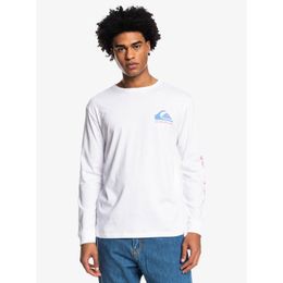 Quiksilver Langarmshirt »Omni Logo« White XS XS Stoff: Leichter Baumwolljersey