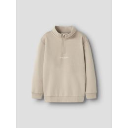 name it Sweatshirt »NKMBRODY LS NREG SWEAT ZIP BRU NOOS« mit Stehkragen und kurzem Reißverschluss Pure Cashmere (blank) 158/164 158/164 Sweater von...