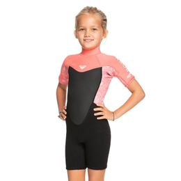 Roxy Neoprenanzug »2/2mm Prologue« Black/Coral Flame/Bright White 6(114-119cm) 6(114-119cm) Stoff:FreeMax Super-Stretch-Neopren für...