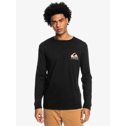 Quiksilver Langarmshirt »Omni Logo« schwarz XL XL Stoff: Leichter Baumwolljersey