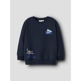 name it Sweatshirt »NMMORLING LS NREG SWEAT BRU BF« Navy Blazer 110 110 Sweater von name it für Jungen