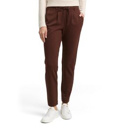 Tom Tailor Jogger Pants mit Bundfalten dark pecan brown 38 - Länge 32 Länge 32 38 Bequeme Joggerpants mit Bindeband von Tom Tailor