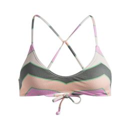 Roxy Bandeau-Bikini-Top »Vista Stripe« Agave Green Very Vista Stripe XS - Cup B Cup B XS Kollektion: „Vista Stripe"-Kollektion