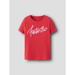 name it T-Shirt »NKFKASSIA SS TOP PB« Tomato 122/128 122/128 Shirt von name it für Mädchen