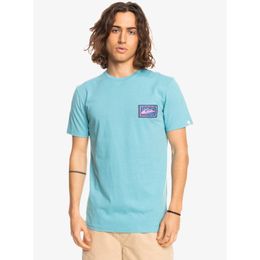 Quiksilver T-Shirt »Echoes In Time« Delphinium Blue XXL XXL Stoff: Leichter Baumwolljersey