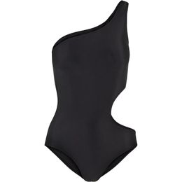 Urban Classics Damen Urban Classics Badeanzug &raquo; Damen Ladies Asymmetric Cut Out Swimmsuit&laquo; L, N-Gr