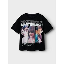 name it T-Shirt »NKFFIDAH TSWIFT SS NREG TOP SKY« CELEBRITY ICONS mit Taylor Swift Druck Black 158 (164) 158 (164) Shirt von name it für Mädchen