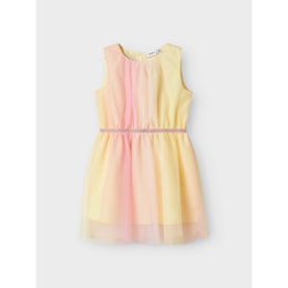 name it Minikleid »NMFVABOSS SPENCER FFD« Pastel Yellow 110 - N-Gr N-Gr 110 Tüll-Kleid von name it für Mädchen