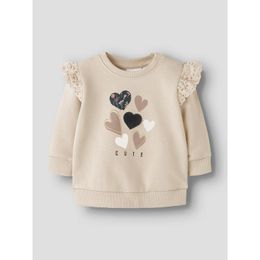 name it Sweatshirt »NBFLUISA LS SWEAT UNB« Peyote 56 56 Sweater von name it für Mädchen