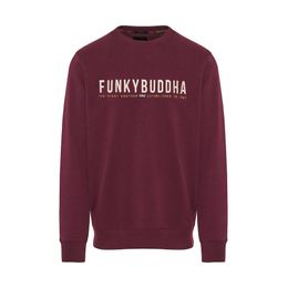 Funky Buddha Sweatshirt male Red size XL