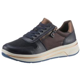 Ara Sneaker »SAPPORO«, Freizeitschuh, Halbschuh, Schnürschuh in Komfortweite H = sehr weit dunkelblau-braun 9,5 (43,5) 9,5 (43,5) Sneaker mit...