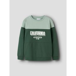 name it Sweatshirt »NKMVEMIL LS NREG SWEAT BRU« Garden Topiary Print:California 146/152 146/152 Sweater von name it für Jungen