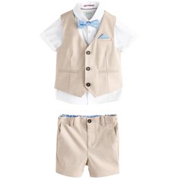 Baker by Ted Baker Set Jungen Größe 86 royalblau / greige / weiß