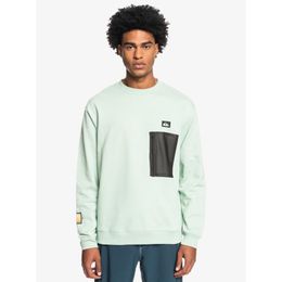 Quiksilver Sweatshirt »Down Hill« Frosty Green S S Stoff: Baumwollstoff