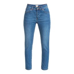 Roxy Skinny-fit-Jeans »Cool Memory« Medium Blue 29L 29L Stoff: Baumwoll-Elasthan-Mischgewebe [276 g]