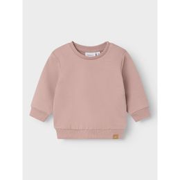 name it Sweatshirt »NBNTAKKI für Mädchen und Jungen mit Druckknopf und Stretch« unifarben, casual, regular fit, Baumwollmix, Rundhals Deauville...