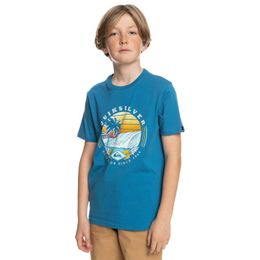 Quiksilver T-Shirt »QS Surf Club« Vallarta Blue 12(148-156cm) 12(148-156cm) Stoff: Leichter Baumwolljersey