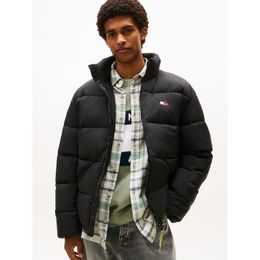 Tommy Jeans Steppjacke »VAIL PUFFER« ohne Kapuze Winterjacke Pufferjacket Regular fit mit Rundhalsausschnitt Black M M Steppjacke von Tommy Jeans