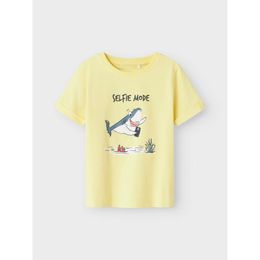 name it T-Shirt »NMMVUX SS TOP« Lemon MeringuePrint:Selfie 104 104 Shirt von name it für Jungen