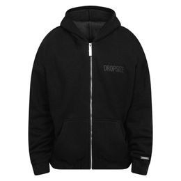 Dropsize Zip-Up Hoodie male Black size XL