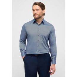 Eterna Damen Langarmhemd &raquo;COMFORT FIT&laquo; NON IRON (b&uuml;gelfrei) blau 45, Normalgr&ouml;&szlig;en