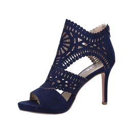 Bullboxer High-Heel-Sandalette »Sandalen Textil« Navy 40 40 Verschluss: Reißverschluss
