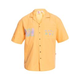 Quiksilver Kurzarmhemd &raquo;x Stranger Things The Mike&laquo; Mock Orange XXL - US-Gr&ouml;&szlig;en US-Gr&ouml;&szlig;en XXL Stoff: Baumwollstoff