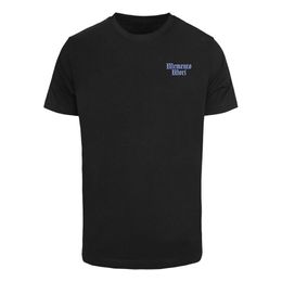 Mister Tee T-Shirt 'Meto Mori' Herren Gr&ouml;&szlig;e 4XL blau / schwarz / wei&szlig;