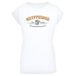 F4NT4STIC Shirt 'Harry Potter Gryffindor Team Quidditch' female White size XS