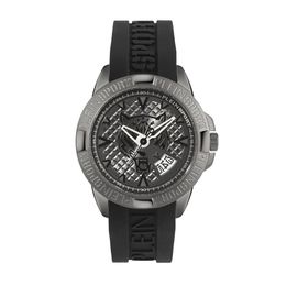 Plein Sport Analog Watch ' TOUCHDOWN ' male Grey size One Size