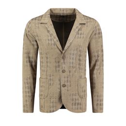 Key Largo Sakko 'Ohannes-B ' Herren Größe 56/58 beige / schwarz